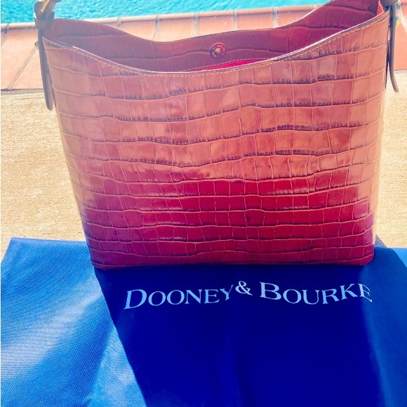 Dooney & Bourke | Bags | Dooney Bourke Cooper Crocodileleather Hobo ...